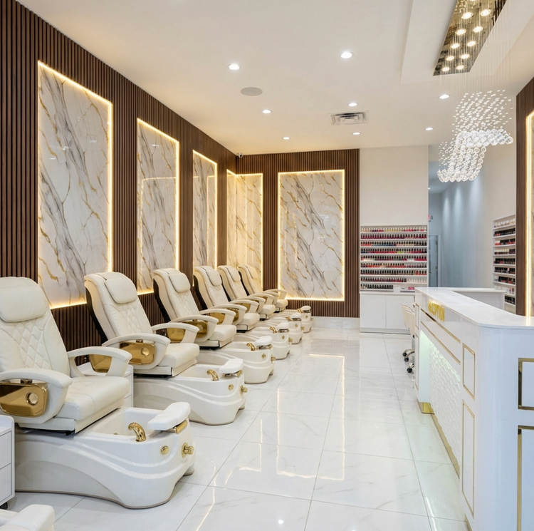 Affordable Luxury: Transform Your Salon with Luxe Gold PVC Marble ...