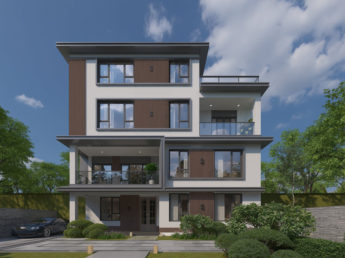 Dark Brown Composite Wide Exterior Cladding | 5 PC/Box (32.7 sq ft ...