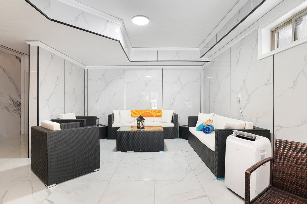 Natural Travertine Stone Marble UV PVC Wall Panel – NewGen Depot